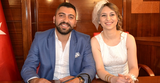 Çolakoğlu ve Kolcu ailelerinin mutlu günü