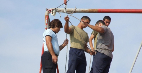 İtfaiyeden askeri personele eğitim